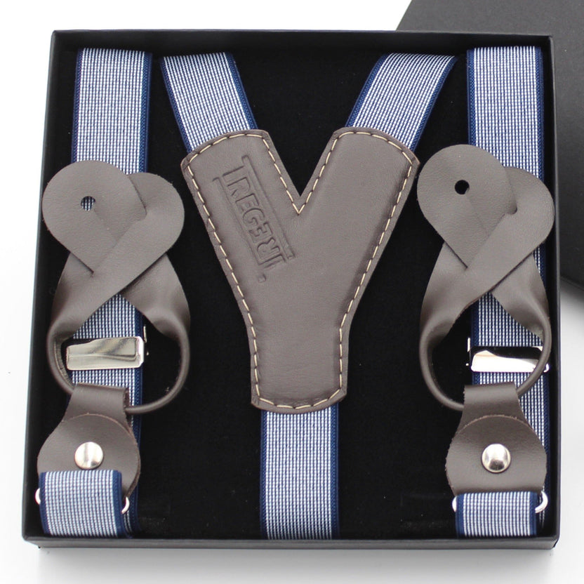 Hosenträger mit Lederlaschen – Atelier Treger